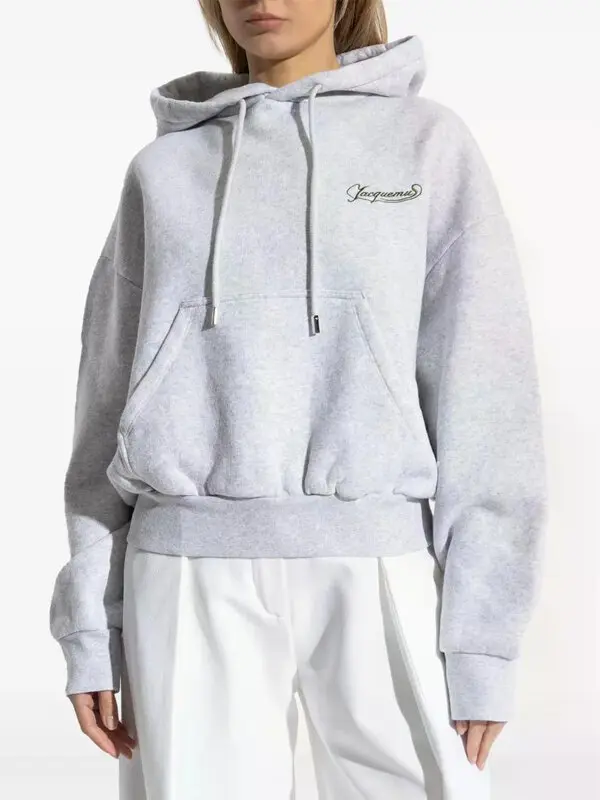 Jacquemus Logo Embroidered Hoodie