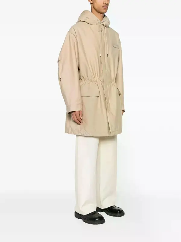 Jacquemus Le Parka Marrone Hooded Coat