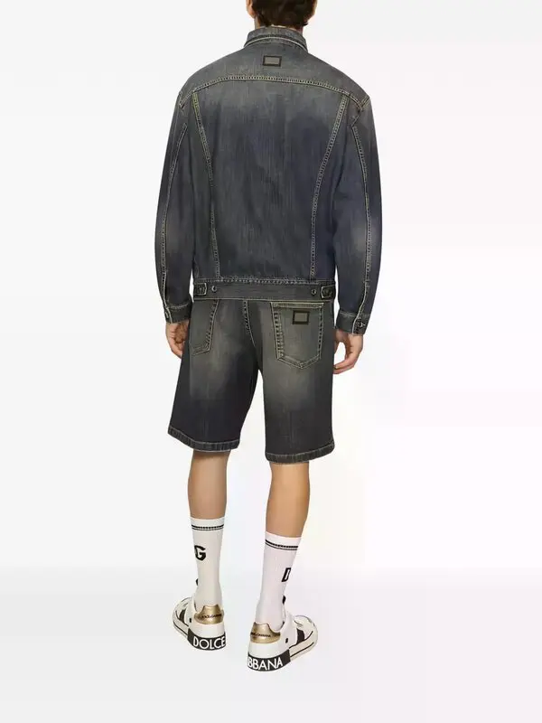 Dolce & Gabbana Distressed Denim Trucker Jacket