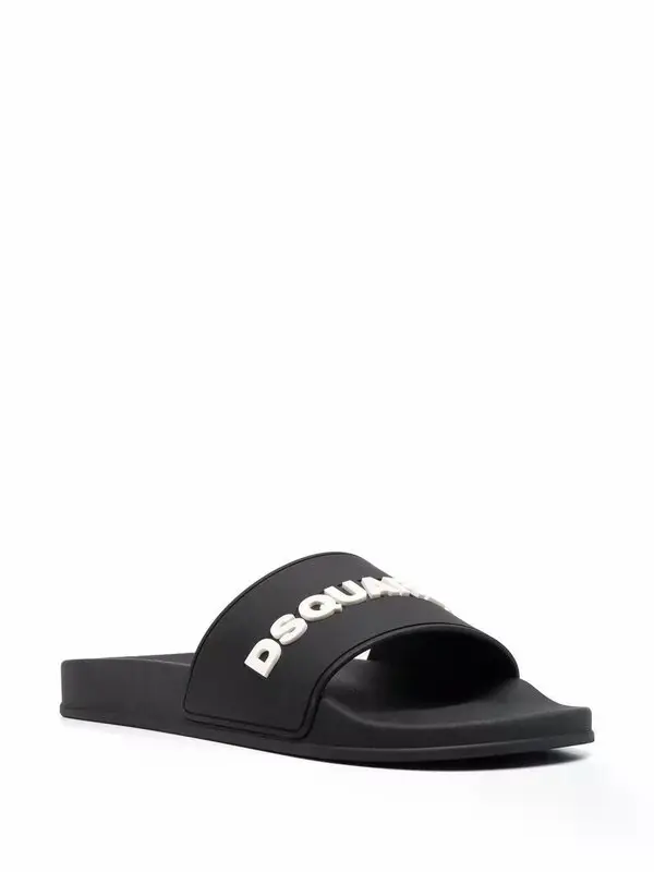Dsquared2 Embossed Logo Detail Slides