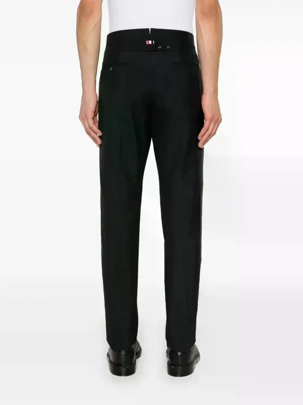 Thom Browne Skinny Trousers With Side Stripe