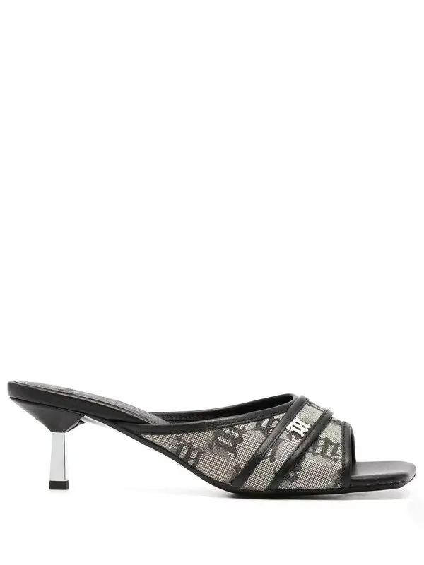 MISBHV Monogram Open-toe Mules