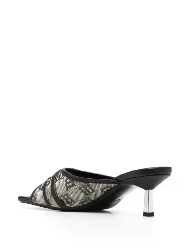 MISBHV Monogram Open-toe Mules
