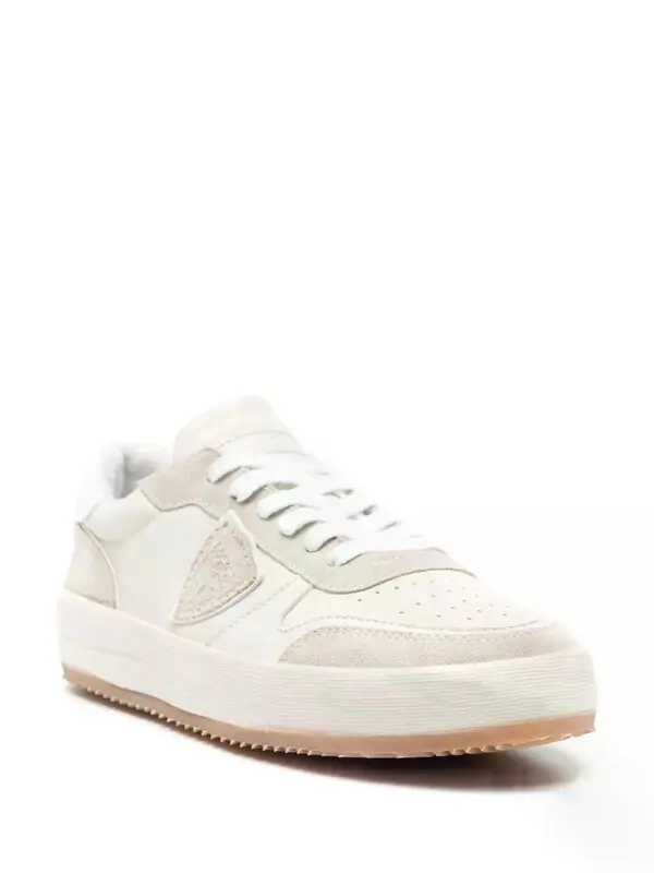 Philippe Model Paneled Sneakers - Neutrals