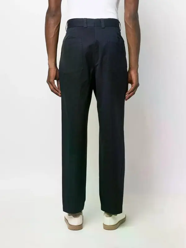 Vince Straight-leg Chino Trousers - Blue