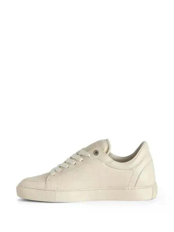 Zadig&Voltaire Fly On Lace Up Sneakers - Neutrals