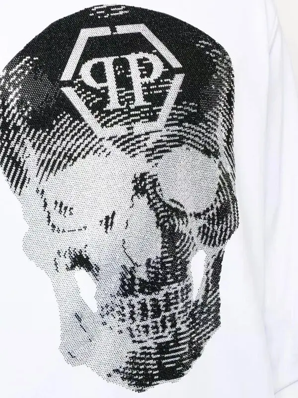 Philipp Plein Skull Logo-print Crew-neck Sweatshirt