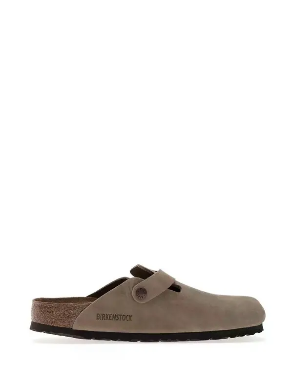 BIRKENSTOCK Boston Leather Clogs - Brown