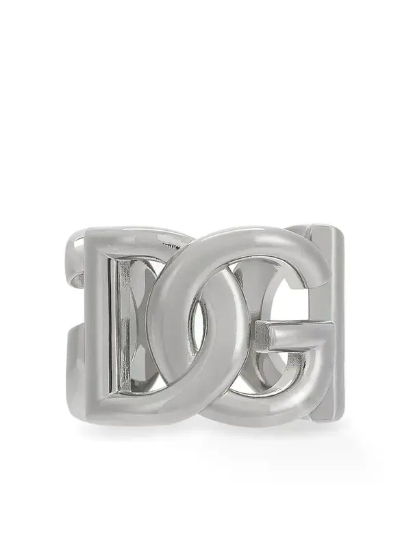 Dolce & Gabbana Logo Ring - Silver
