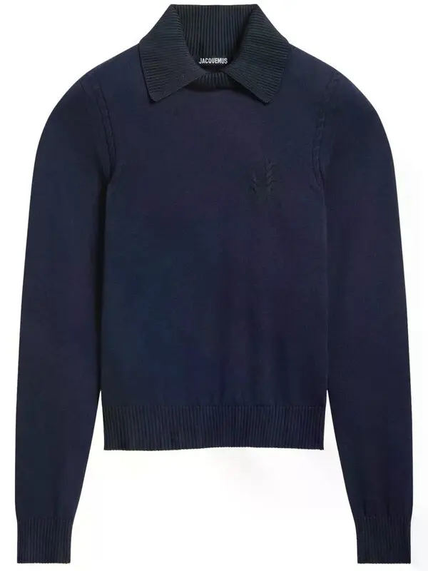 Jacquemus Maille Tricot Sweater - Blue