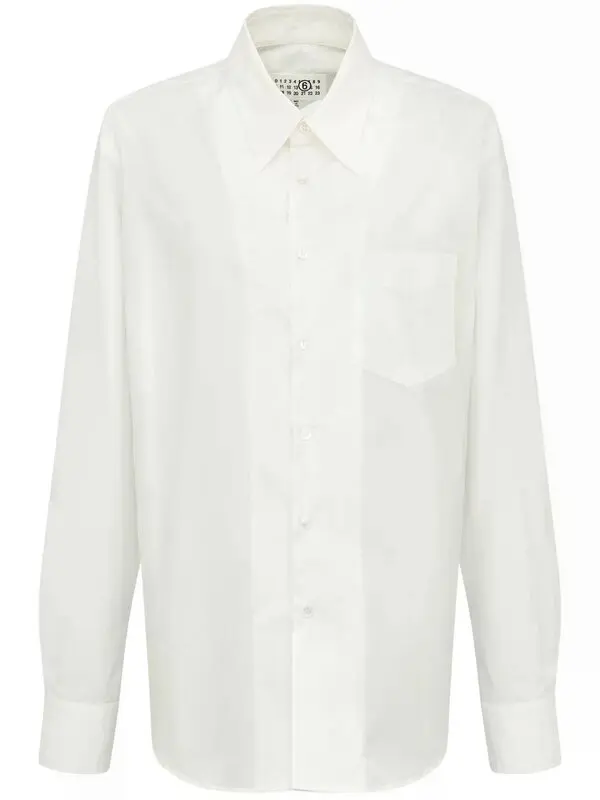 MAISON MARGIELA Cotton Slash Detail Shirt