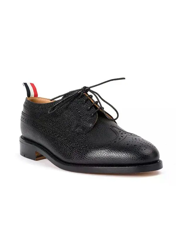 Thom Browne Grain-textured Leather Oxfords