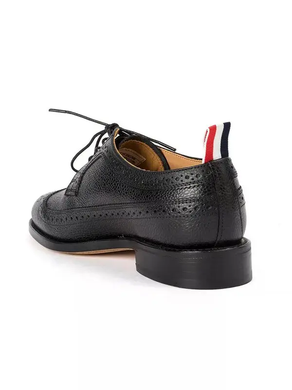 Thom Browne Grain-textured Leather Oxfords