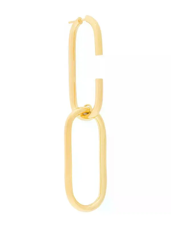 MARIA BLACK Oval Link Earring - Metallic