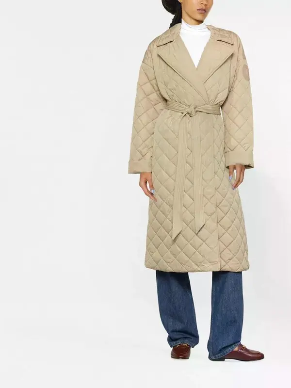 Tommy Hilfiger Quilted Belted Coat