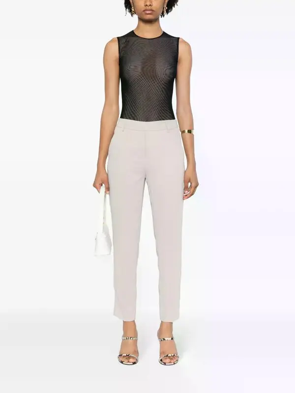 BLANCA VITA Pelargo Slim-cut Tailored Trousers