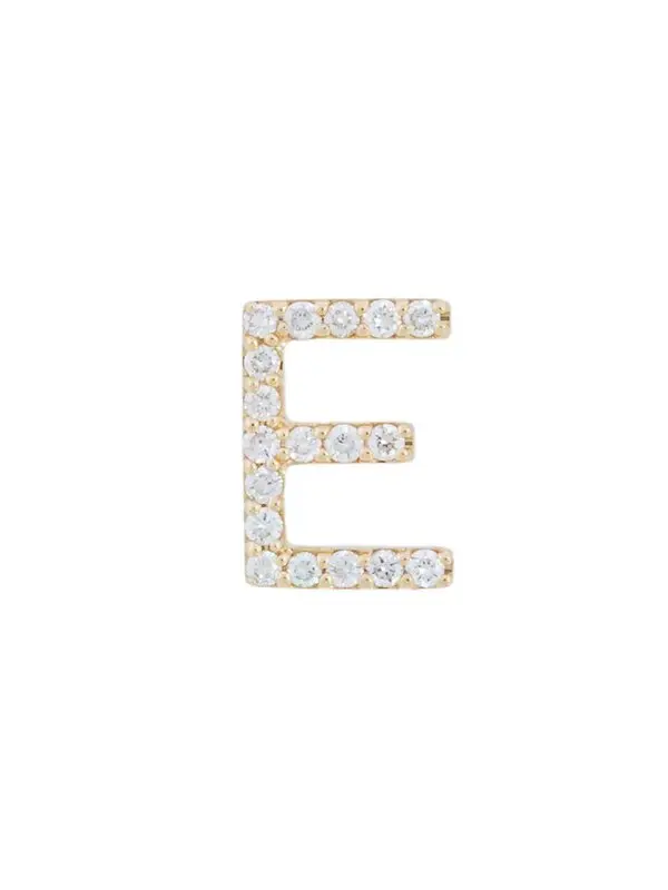 ALINKA 18kt Gold Id Diamond Stud Earring - Metallic