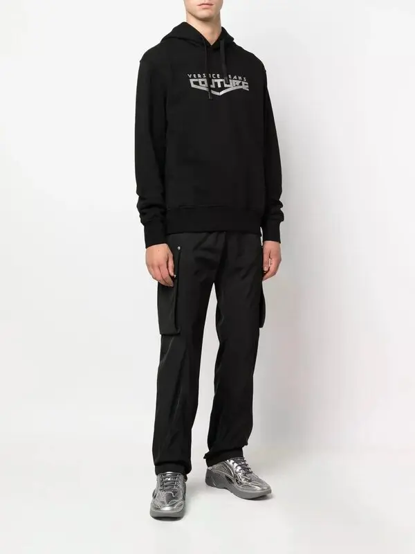 Versace Logo-print Pullover Hoodie