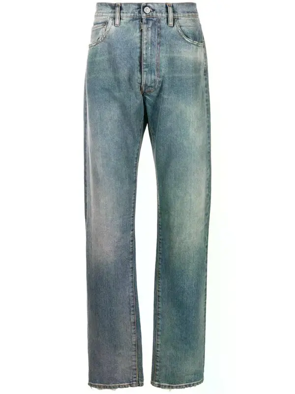 MAISON MARGIELA Distressed Straight-leg Jeans