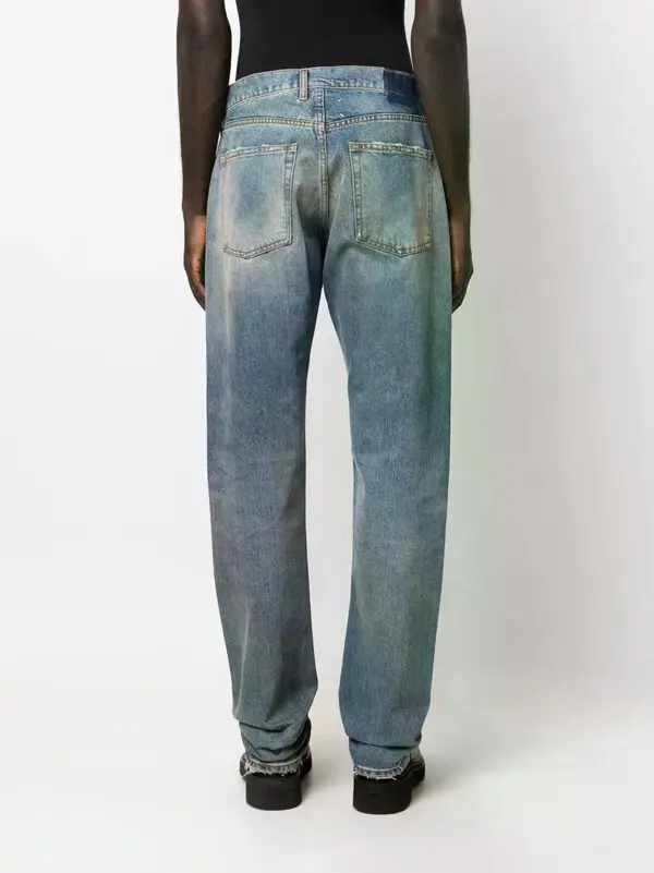 MAISON MARGIELA Distressed Straight-leg Jeans