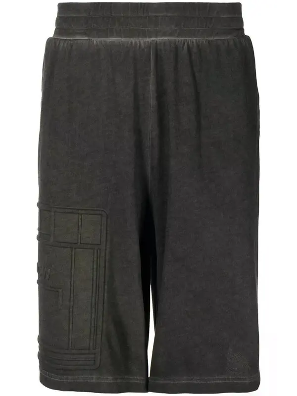 A-COLD-WALL* Debossed Logo Bermuda Shorts - Black