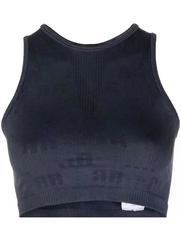 ROTATE BY BIRGER CHRISTENSEN Sleeveless Round Neck Cropped Top