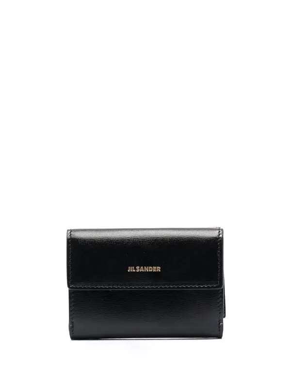 JIL SANDER Logo-print Detail Wallet - Black