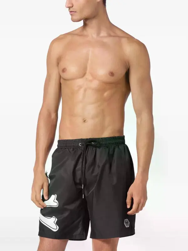 Philipp Plein Skull & Bones Swim Shorts