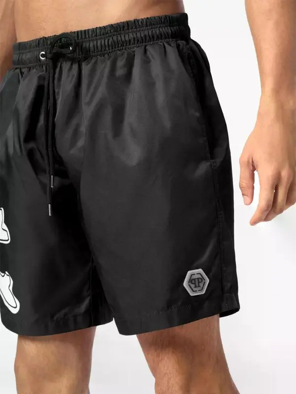 Philipp Plein Skull & Bones Swim Shorts