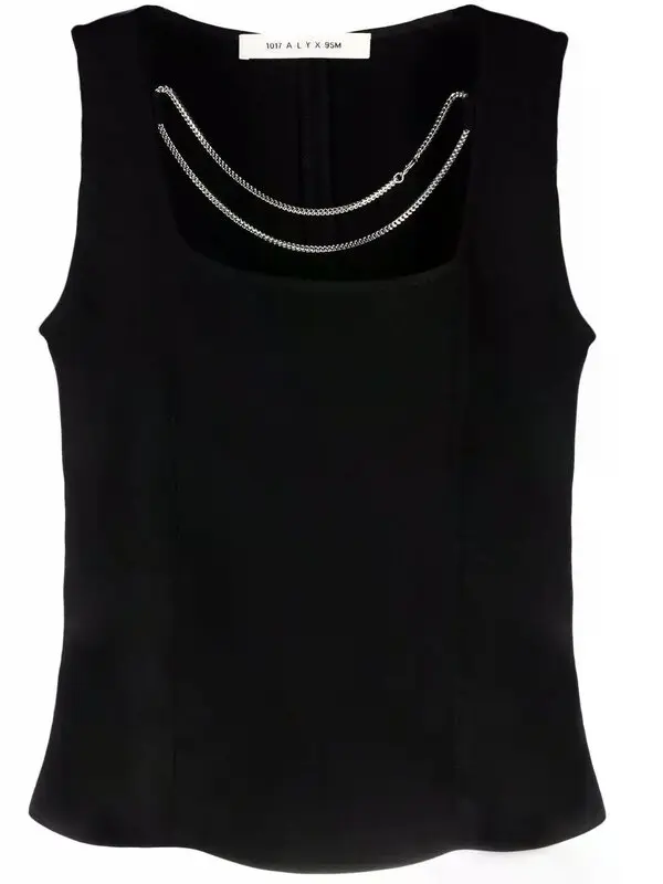 1017 Alyx 9sm Sleeveless Blouse With Chain Detail