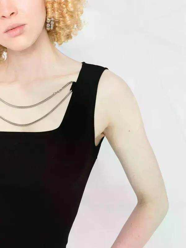 1017 Alyx 9sm Sleeveless Blouse With Chain Detail