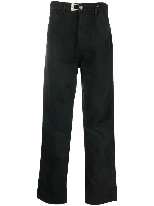 OBJECTS IV LIFE Buckle-detail Straight-leg Jeans