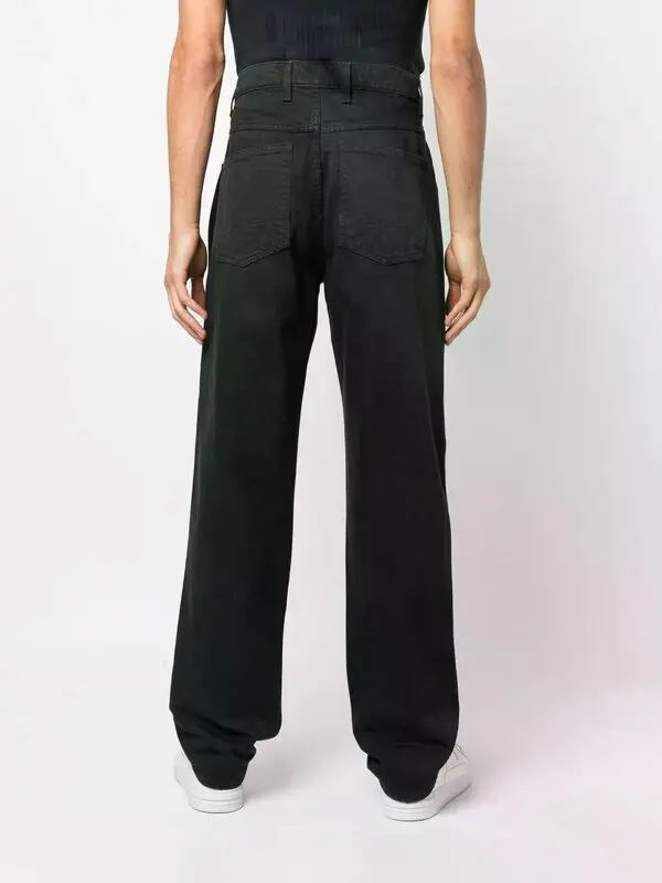 OBJECTS IV LIFE Buckle-detail Straight-leg Jeans