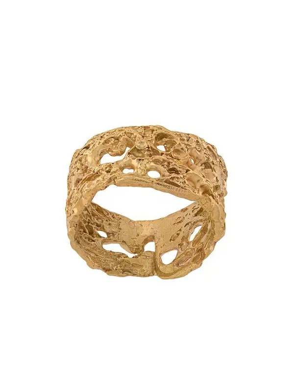 LOVENESS LEE Piloso Textured Ring - Gold