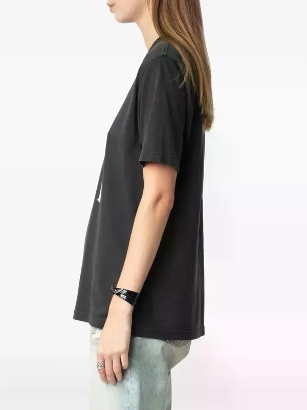 Zadig&Voltaire Edwin Printed Crewneck T-shirt - Grey