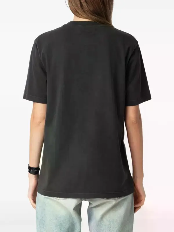 Zadig&Voltaire Edwin Printed Crewneck T-shirt - Grey