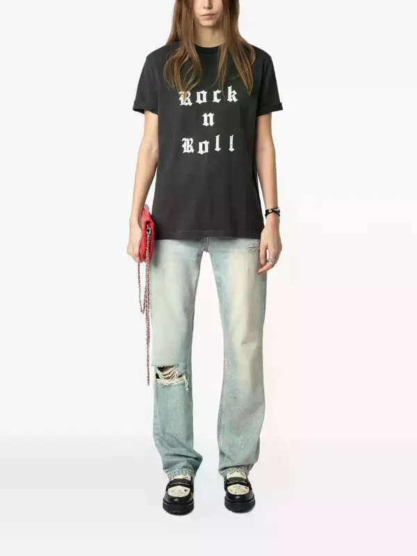 Zadig&Voltaire Edwin Printed Crewneck T-shirt
