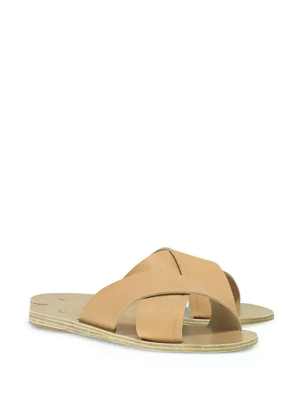 ANCIENT GREEK SANDALS Thais Leather Sandals - Neutrals