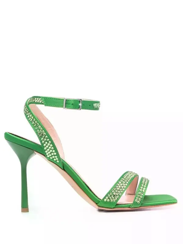 Liu Jo Embellished Stiletto Sandals - Green
