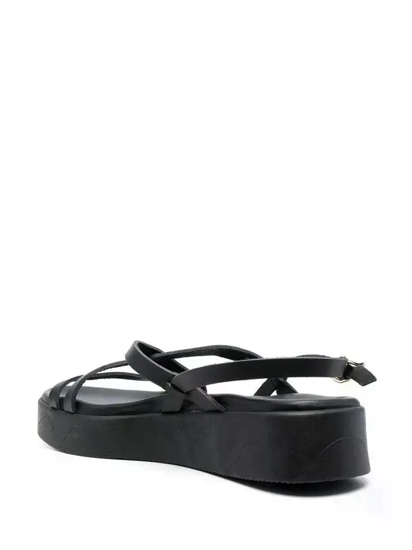 ANCIENT GREEK SANDALS Silia Slingback Sandals - Black