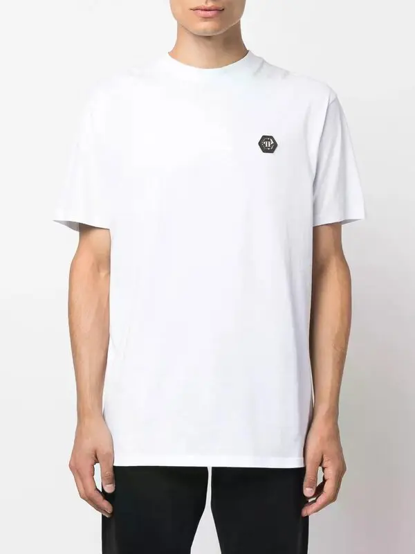 Philipp Plein Logo-patch Cotton T-shirt