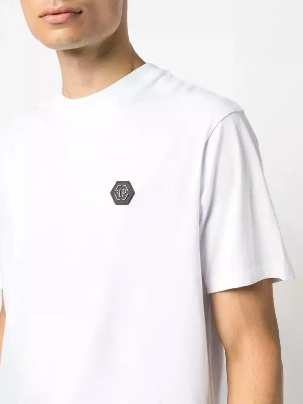 Philipp Plein Logo-patch Cotton T-shirt
