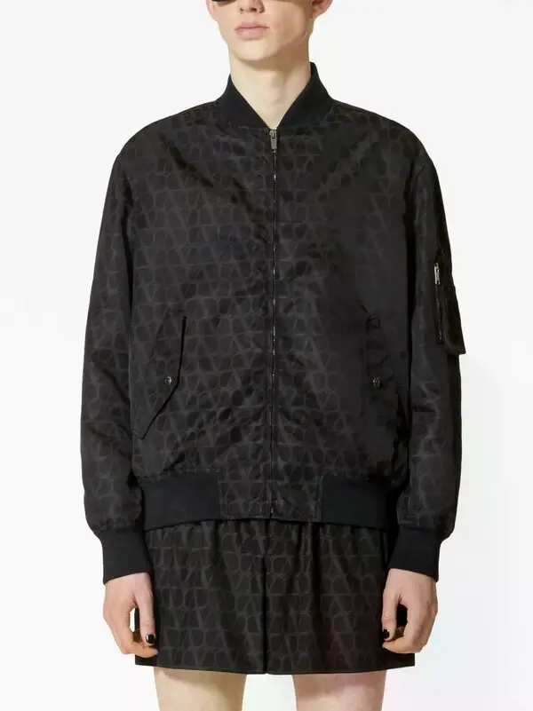Valentino Garavani Toile Iconographe Bomber Jacket