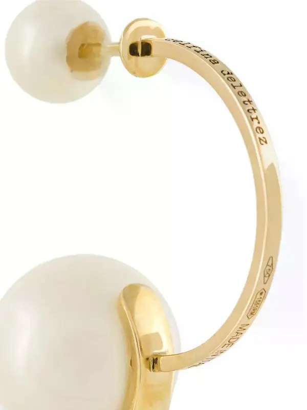 Delfina Delettrez 18kt Gold Diamond, Pearl And Topaz Earrings - White