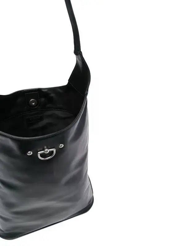 DURAZZI MILANO D-ring Leather Tote Bag