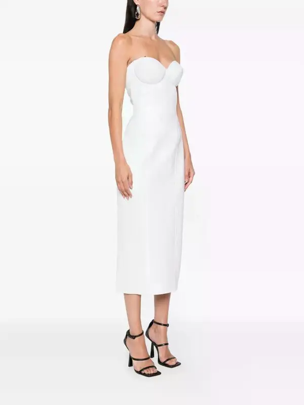 Giuseppe Di Morabito Strapless Midi Dress