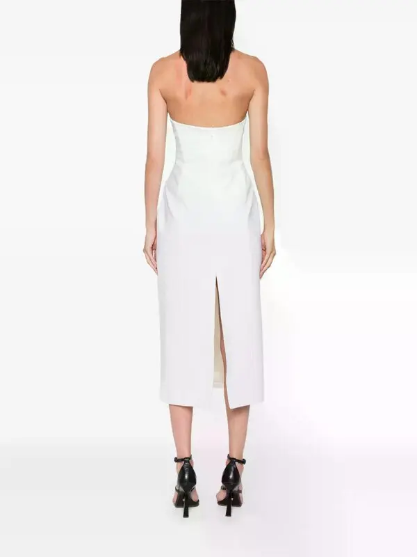 Giuseppe Di Morabito Strapless Midi Dress