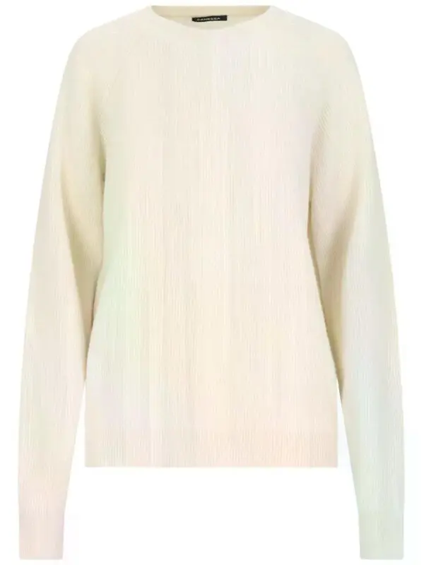CANESSA Cashmere Ribbed Knit Sweater
