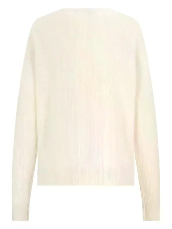 CANESSA Cashmere Ribbed Knit Sweater