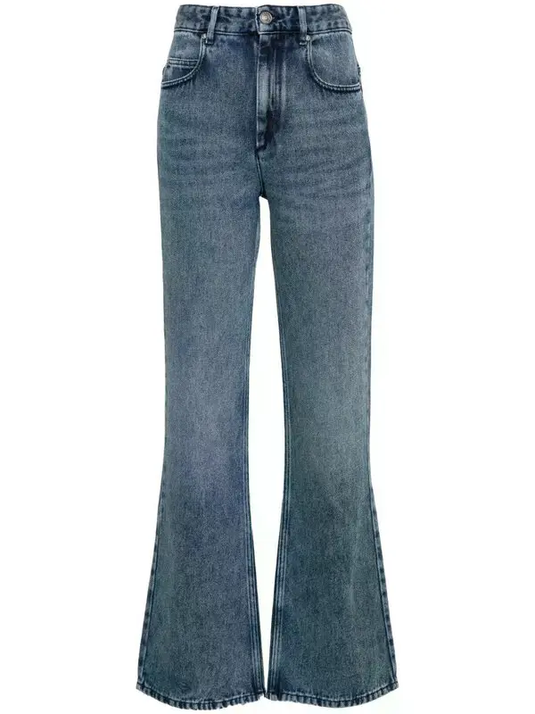 Isabel Marant Étoile Belvira High-rise Bootcut Jeans - Blue